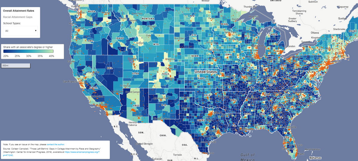 College Degree Attainment In America - Accidental Fire